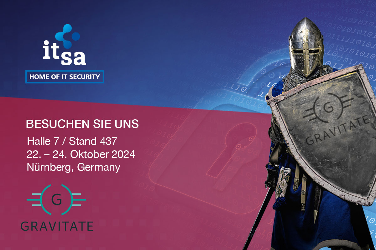 Absolute Secure Endpoint mit Deutschland Partner Gravitate auf der it-sa 2024